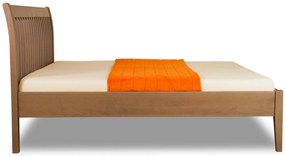 Krajča Manželská postel z masivu Almeria 160 x 200 cm (buk) Povrchová úprava: Cherry, Druh dřeva: Buk