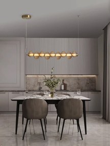 Designový lustr Leda 2 Zlatá
