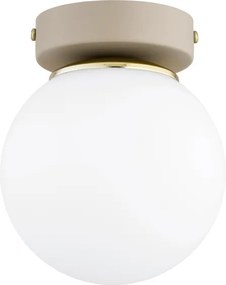 Brilagi - Bodové svítidlo MILO ECRU 1xE27/60W/230V béžová/zlatá