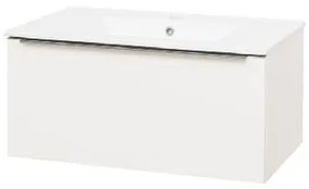 Mereo Mailo - Skříňka s umyvadlem 810x385x476 mm, 1 zásuvka, bílá CN516