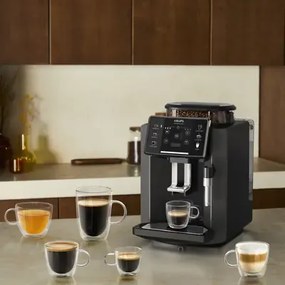 Krups Sensation EA910810 šedá-černá / Automatický kávovar / Napěňovač