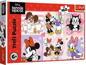 TREFL Puzzle Disney Minnie: Barevný den / 160 dílků / 41 x 27,8 cm