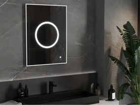 Mexen Koga zrcadlo do koupelny s podsvícením 60 x 80 cm, LED 6000K, antikondenzace - 9821-060-080-611-00