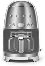 Kávovar na překapávanou kávu Smeg 50's style DCF02SSEU / 1050 W / 1,4 l / nerezová ocel / chrom