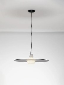 Matně černé ocelové závěsné svítidlo ø 60 cm Lora – Nova Luce