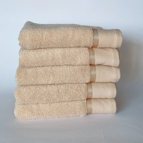 Jerry Fabrics Bavlněný froté ručník COLOR 50x100 cm - Béžová