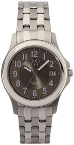 Vodotěsné luxusní hodinky JVD steel J1092.3 - 10ATM se safírovým sklem