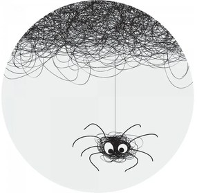 Samolepicí fototapeta Roztomilý pavouk 140x140 cm CR3325 Cute Spider / kruhové samolepicí vliesové dekorace La Form (ø 140 cm) AG Design