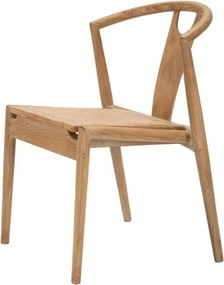 Designová jídelní židle Omolara II hnědá