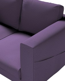 Potah na pohovku IKEA Norsborg 2-místná barva fialová látka pletený vzor