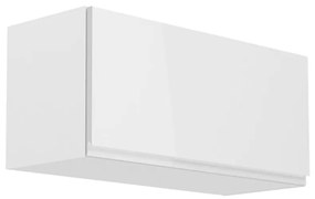 Horní skříňka, bílá / bílý extra vysoký lesk, AURORA G80K