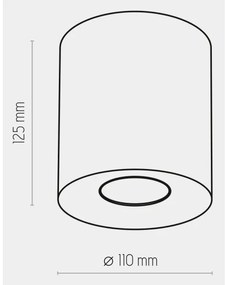 Bodové svítidlo ORION 1xGU10/10W/230V zlatá