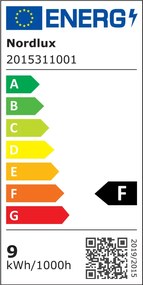 Bílé koupelnové LED svítidlo Helva Double Basic 9W  - Nordlux
