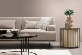 Designová rohová sedačka Kessya béžová - pravá