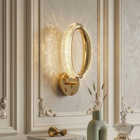 Toolight Rea, NÁSTĚNNÉ LED SVÍTIDLO G174-W GOLD, OSW-07818