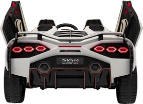 Elektrické autíčko Lamborghini SIAN bílé