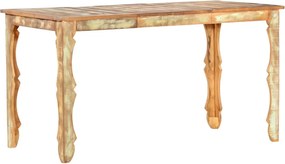 Jídelní stůl 140 x 70 x 76 cm masivní recyklované dřevo 286489