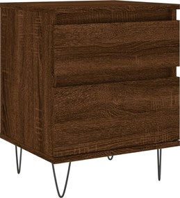 vidaXL Noční stolek 40x35x50 cm kompozitní dřevo [830682] Barva: Betonová šedá