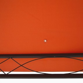 Outsunny náhradní střešní kryt altánu z polyesteru 2,98 x 2,95 m v oranžové barvě pro zahradní altán | Aosom.de
