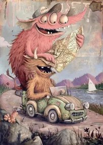HEYE Puzzle Zozoville: Výlet / 2000 dílků / 69 × 97 cm