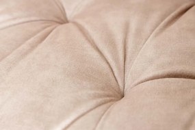 Designová barová židle Garold šampanský samet