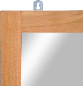 vidaXL Nástěnné zrcadlo z masivního teaku 50 x 70 cm [246501]