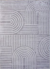 BE Koberec Zen Garden Collection 2405 LILA - šedý obdélníkový Rozměr: 60x100 cm