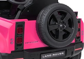 Elektrické autíčko Land Rover Defender růžové