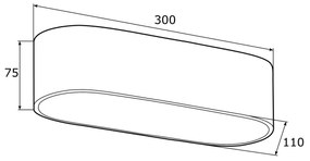 Argon 0908 - Stropní svítidlo TONI 2xE27/15W/230V zlatá