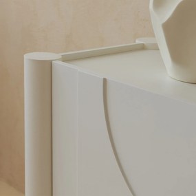 Designová komoda Lunaria 160 cm bílá