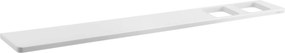 Sapho Abeline - Polička, délka 80 cm, 2 otvory, matná bílá AB802-0101