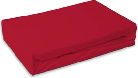 Froté prostěradlo PREMIUM červené 180x200 cm