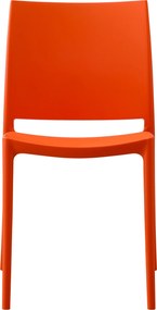 Sada 2 ks židle Meton – oranžová
