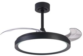 Aigostar B.V. Aigostar-LED Stmívatelný str. ventilátor LED/50W/230V 2700-6500K 106cm+DO černá B103133K7