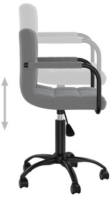 vidaXL Marketos Otočné jídelní židle 6 ks tmavě šedé samet