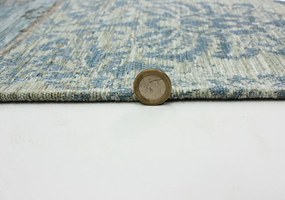 Flair Rugs koberce Kusový koberec Manhattan Patchwork Chenille Duck Egg ROZMĚR: 120x170