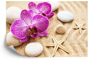 Fototapeta Orchid Pláž Spa Omyvatelný vlies 180x120