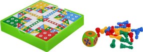 Společenská hra LUDO MINI Žába zelená