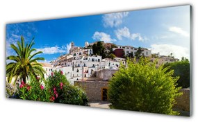 akrylový obraz Město Palma Krajina 125x50 cm