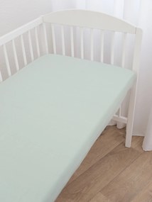 MK Lůžkoviny Jersey prostěradlo do postýlky Classic 60 x 120 cm – mátová