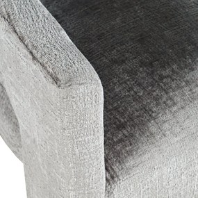 Designová barová židle Leith šedá