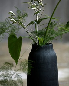 Váza gus černá 35 cm MUZZA