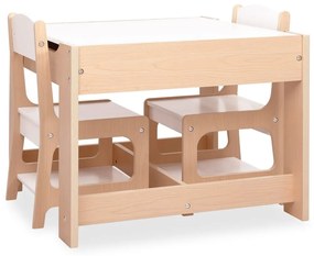 Dětský stůl se 2 židlemi MDF - Default Title