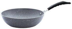 BERLINGERHAUS Wok s mramorovým povrchem 28 cm Gray Stone Touch Line BH-1159