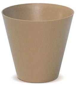 PROSPERPLAST Květináč - TUBUS Eco Wood Průměr: 25 cm, Barva: naturo