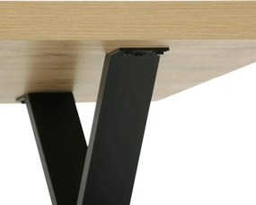 Jídelní stůl HT-R5316 OAK, lamino, dub (180 x 90) cm