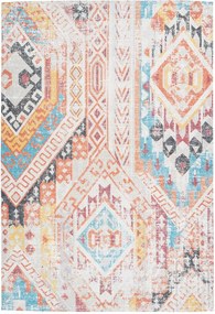 XXXLutz NAPLOCHO TKANÝ KOBEREC, 80/150 cm vícebarevná, oranžová - Online Only koberce & rohožky - 005937115804