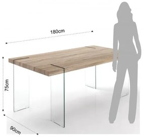 Jídelní stůl WAVER 180cm TOMASUCCI