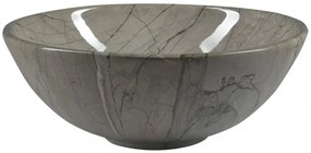 Sapho DALMA keramické umyvadlo na desku, Ø 42 cm, grigio MM113