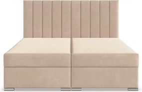 AGroup Kontinentální čalouněná postel AGEN (180 x 200 cm) Barva látky Trinity: Šedá (Trinity 2314)